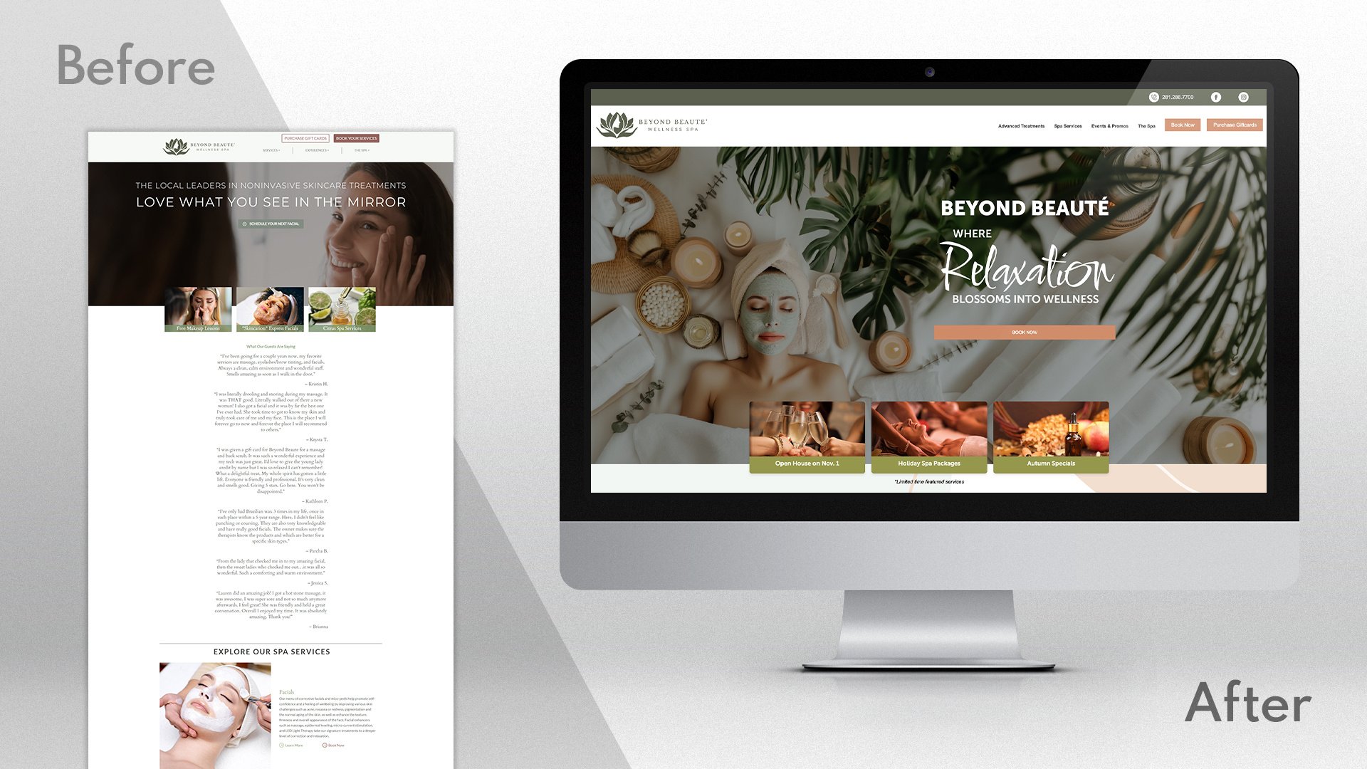 See the Results: Examples of Our Before & After Website Design